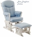 Shermag 37779CB - Glider Rocker & Ottoman Beige Microfiber - 37779CB ...
