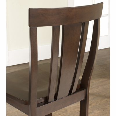 Shield Back Bar Stool - Mahogany with 30" Seat Height - CF500130-MA ...