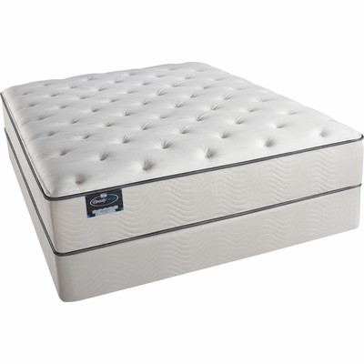Simmons BeautySleep Singletree Queen Plush Mattress & Foundation Set ...