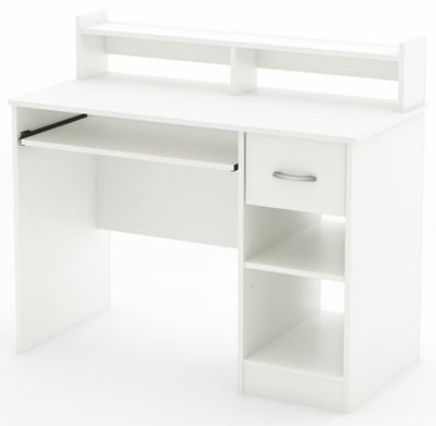 South Shore Axess Small Computer Desk in Pure White - 7250076 - South ...