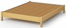 Platform Beds - Upholstered Leather Platform Bed & Contemporary Wooden ...