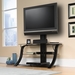 Studio Edge 50" TV Stand With Mount Black with Black Glass - 413418 ...