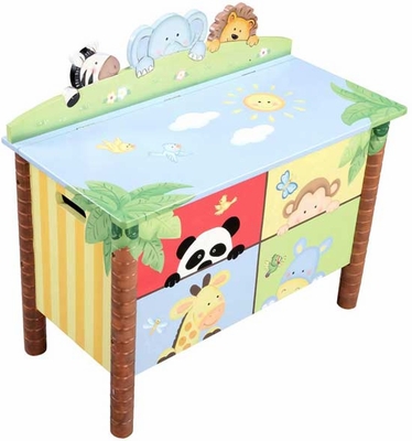 Teamson Sunny Safari Toy Box - Teamson Kids