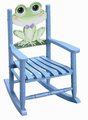 Teamson Sunny Zebra Rocking Chair - Frog Theme - Teamson Kids