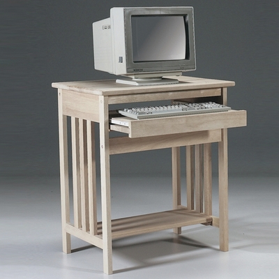 Unfinished Mission Wood Computer Cart - 273 - International Concepts