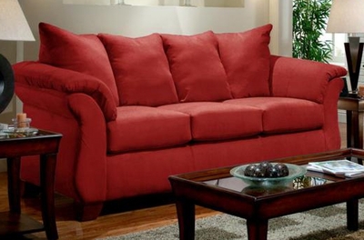 Verona IV Payton Red Brick Sofa - 6703-RB