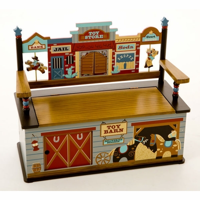 Wild West Bench Seat with Storage - Levels of Discovery LOD72001 ...