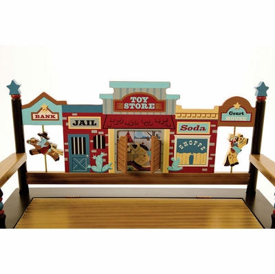 Wild West Bench Seat with Storage - Levels of Discovery LOD72001 ...
