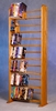 Wood Shed 7 Row Dowel DVD-VHS Storage Rack - 705-DVD-VHS - Wood Shed ...
