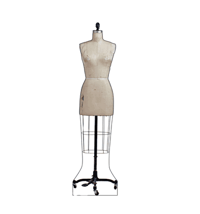 Dress Mannequin Cardboard Cutout