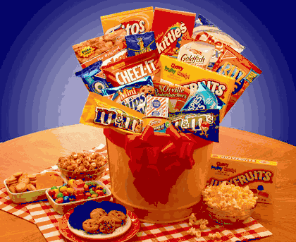Snack Gift Baskets, Junk Food Madness Gift Set