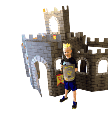 Large 3D Castle Standup Cardboard Cutout - Future Memories