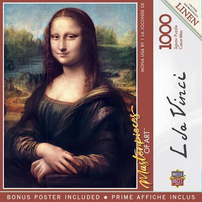MasterPieces of Art Mona Lisa 1000 Piece Puzzle