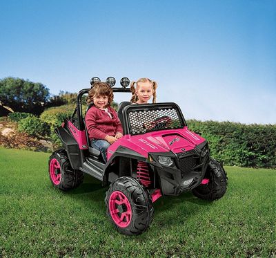 Peg Perego Pink Polaris RZR 900 Ride On - Battery Powered Ride Ons