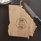 Personalized Home Sweet Home Georgia Cutting Board|Georgia Gifts