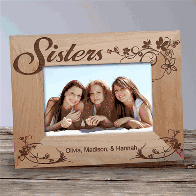 Personalized Sisters Picture Frame|Sisters Gift