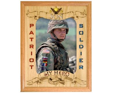 Personalized Soldier Frame, Personalized Wooden Frames