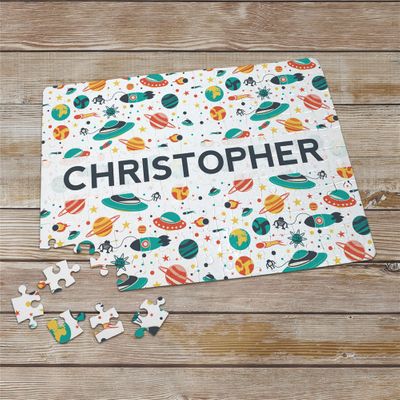 Personalized Space Name Puzzle|Custom Kids Name Puzzle