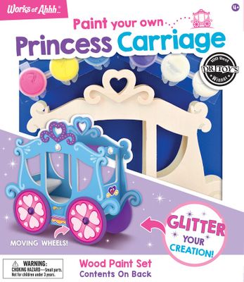 Princess Carriage Wood Paint Kit