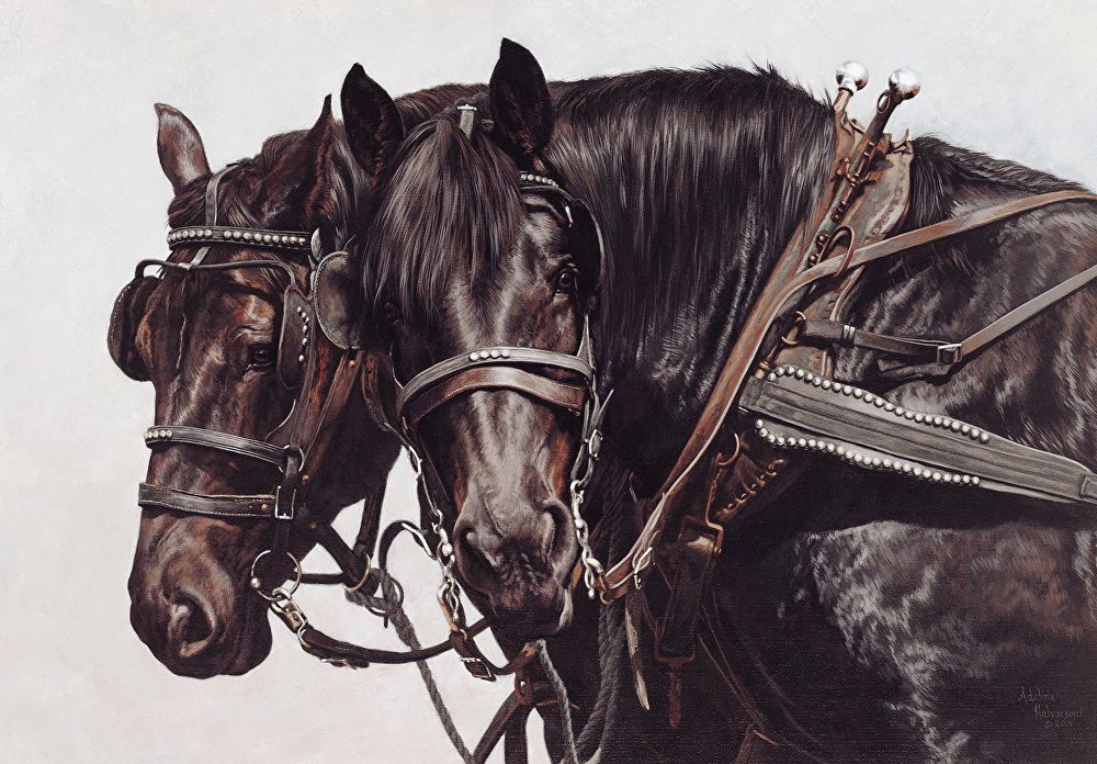 Adeline Halvorson Handsigned and Numbered Limited Edition: "At Ease ...