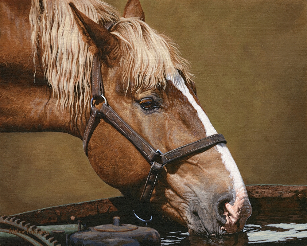 Adeline Halvorson Handsigned and Numbered Limited Edition: "Reflection ...