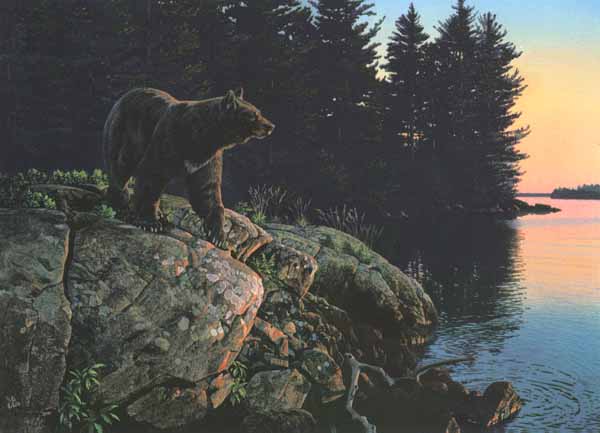 Al Agnew Handsigned & Numbered Limited Edition Print:"Evening Calm ...