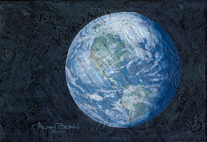 Alan Bean Hand Signed Limited Edition Canvas Giclee:"This Beautiful ...