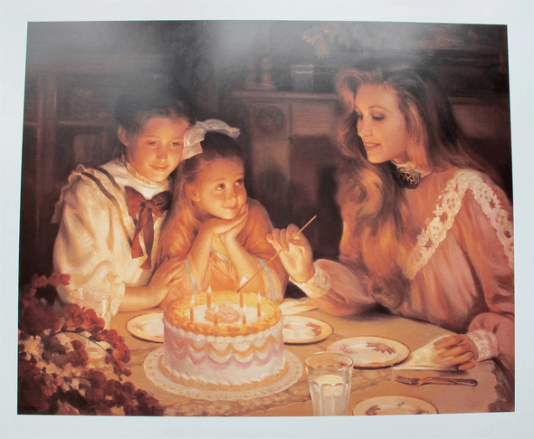 Alan Murray Limited Edition Lithograph:"Three Wishes" - Alan Murray