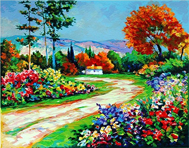 Alex Pauker Handsigned and Numbered Limited Edition Serigraph:"Autumn ...