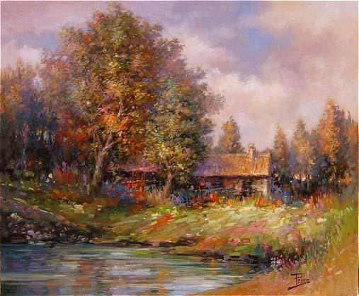 Alex Perez Hand Signed and Numbered Limited Edition Oil on Canvas: " The Secret Lagoon " - Alex ...