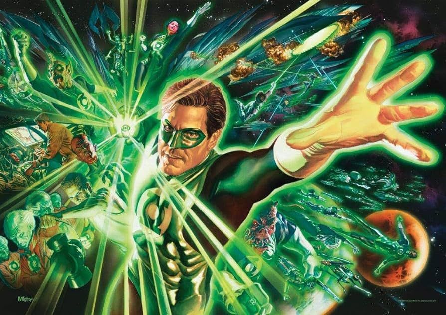 Alex Ross Artist Hand Signed Limited Edition Proof Print:"Green Lantern ...