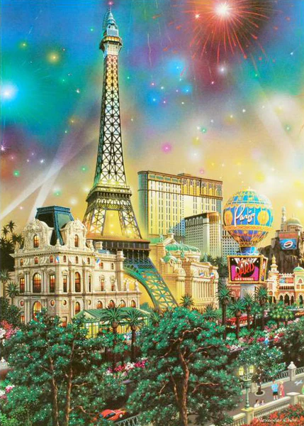 Alexander Chen Limited Edition Offset Lithograph on Paper: "Paris ...