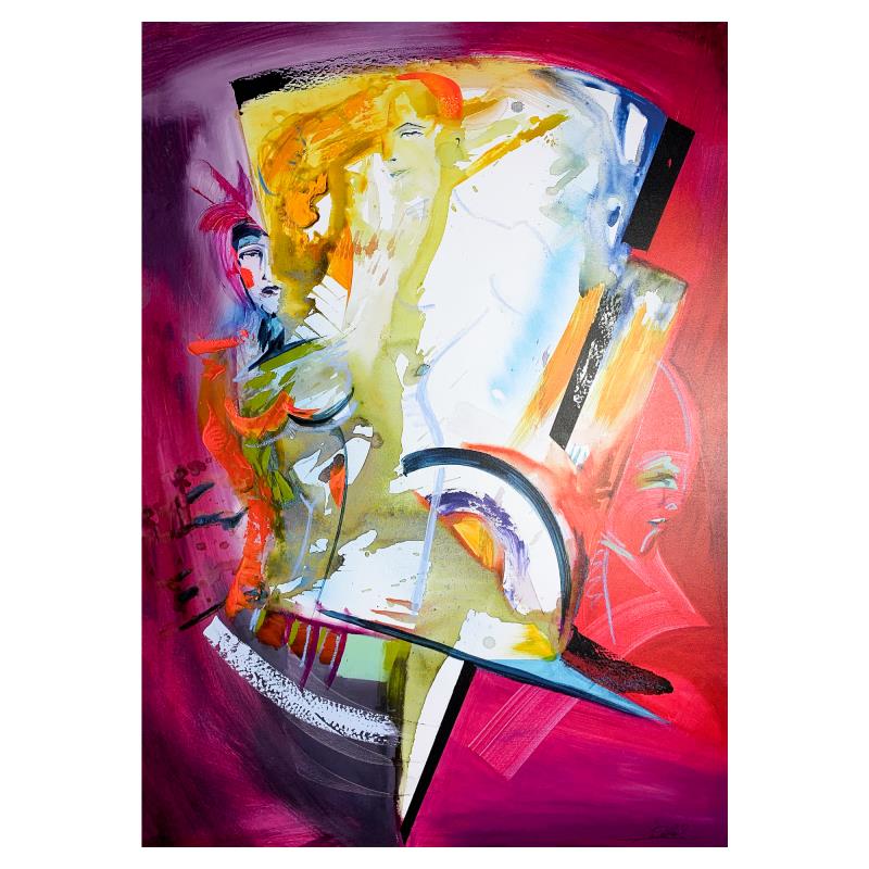 Alfred Alexander Gockel Limited Edition 27 x 38.5 giclee:"In Erwartung ...