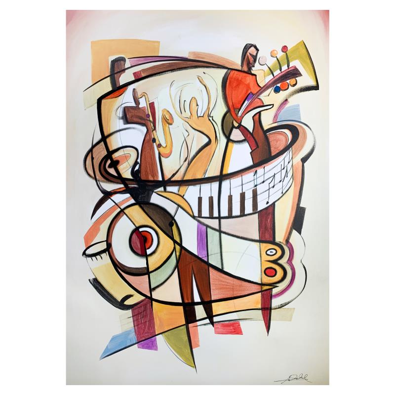 Alfred Alexander Gockel Limited Edition 27 x 38.5 giclee:"Jam Session ...