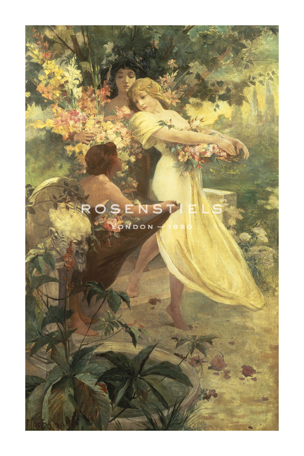 Alphonse Mucha Hand Numbered Limited Edition Print on Paper :"Spirit of ...