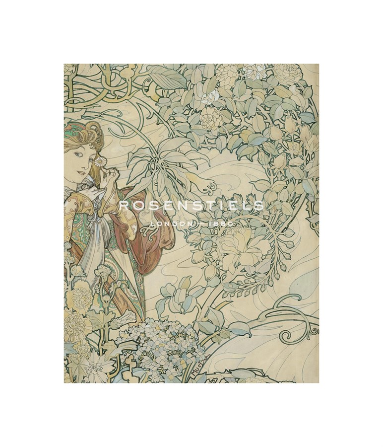 Alphonse Mucha Hand Numbered Limited Edition Print on Paper :"Textile ...