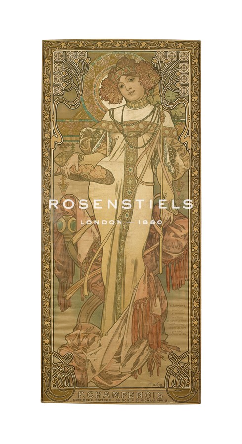 Alphonse Mucha Hand Numbered Limited Edition Print on Paper :"The ...