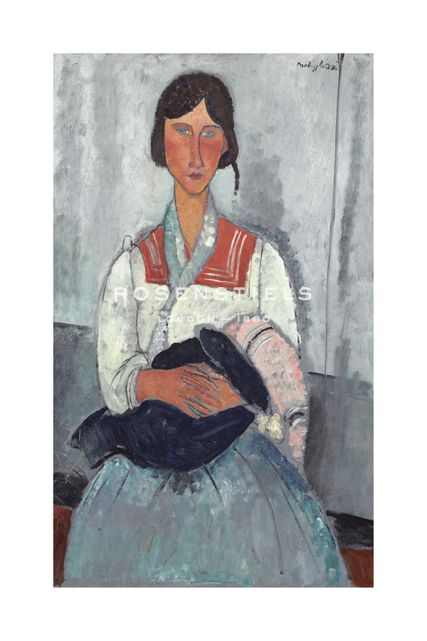 Amedeo Modigliani Hand Numbered Limited Edition Print on Paper :"Gypsy ...