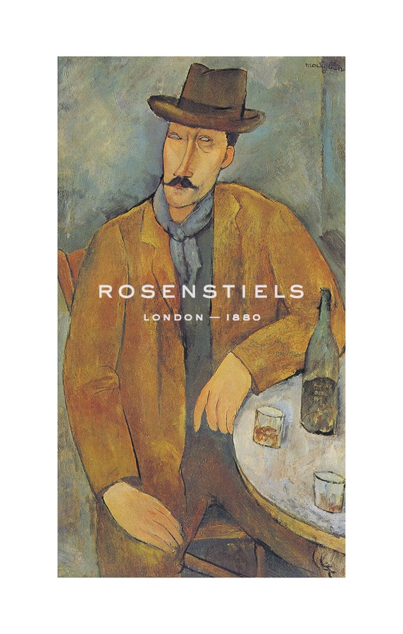 Amedeo Modigliani Hand Numbered Limited Edition Print on Paper :"Man ...