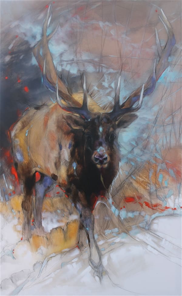 Amy Lay 24 x 16 Open Edition Giclee on Paper:"Starlight on the Mountain ...