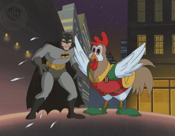 Animaniacs Original Production Cel: "Batman and Chicken Boo ...
