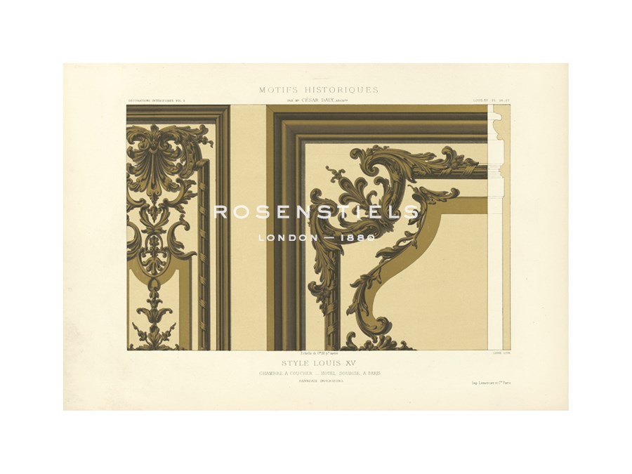 Anonymous Hand Numbered Limited Edition Print on Paper :"Panelling ...