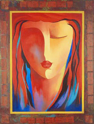 Arbe (Ara Berberyan) Limited Edition Giclée on Canvas: "Mirror Mirror ...