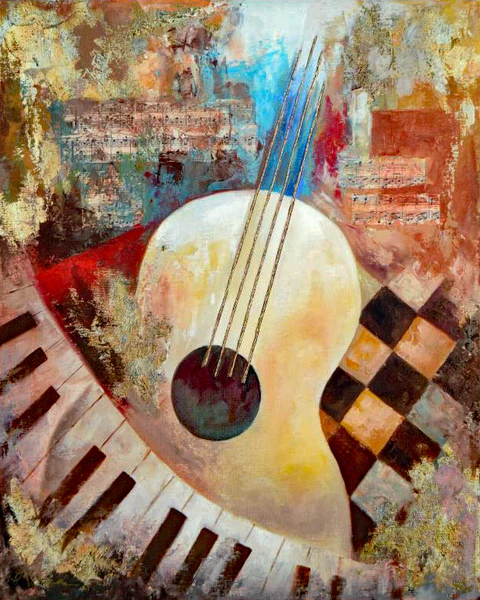 Arbe (Ara Berberyan) Limited Edition Giclée on Canvas: "Music of the ...