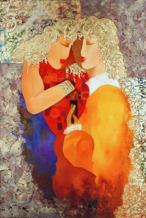 Arbe (Ara Berberyan) Limited Edition Giclée on Canvas: "My Best Friend ...