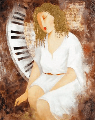 Arbe (Ara Berberyan) Limited Edition Giclée on Canvas: "Sonata for Her ...