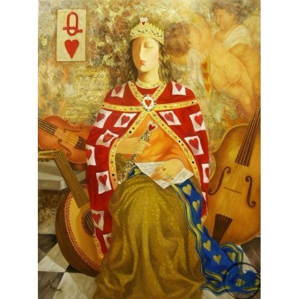 Arbe Giclee on Canvas; Hand Signed and Numbered: "Majestica" - Arbe