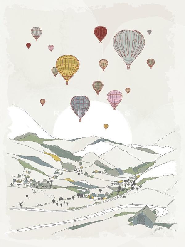 Archie Stone 30 x 40 in. Open Giclee Canvas:"Sailing High - Country ...