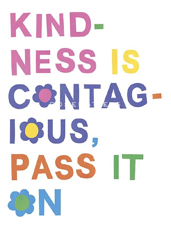 Archie Stone 30 x 40 in. Open Giclee Canvas:"Share Kindness" - Archie Stone
