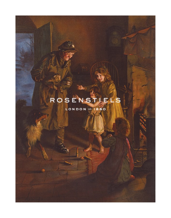 Arthur Elsley Hand Numbered Limited Edition Print on Paper :"Rescued ...